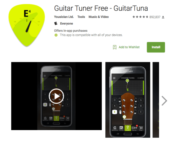 Best Tuner Applications for Android Devices - Guitar Space